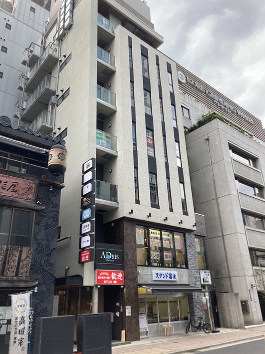 【大門駅周辺 貸事務所・賃貸オフィス・貸店舗】 Adsis Daimon（港区浜松町2-1-6）｜港区や新橋駅周辺の賃貸事務所・賃貸オフィスはダク・エンタープライズ