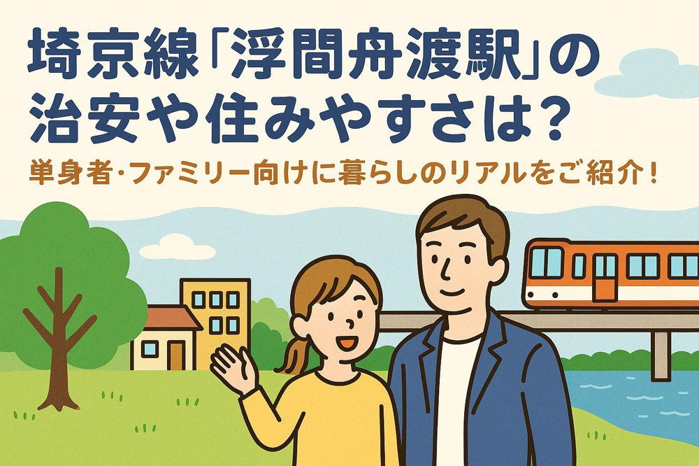 埼京線・浮間舟渡駅って実際どう？治安や住みやすさを徹底解説！｜板橋区の賃貸・不動産｜くみん不動産